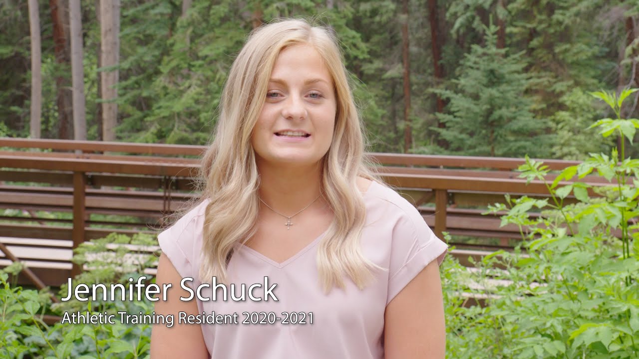 Athletic Training Resident Jennifer Schuck - YouTube