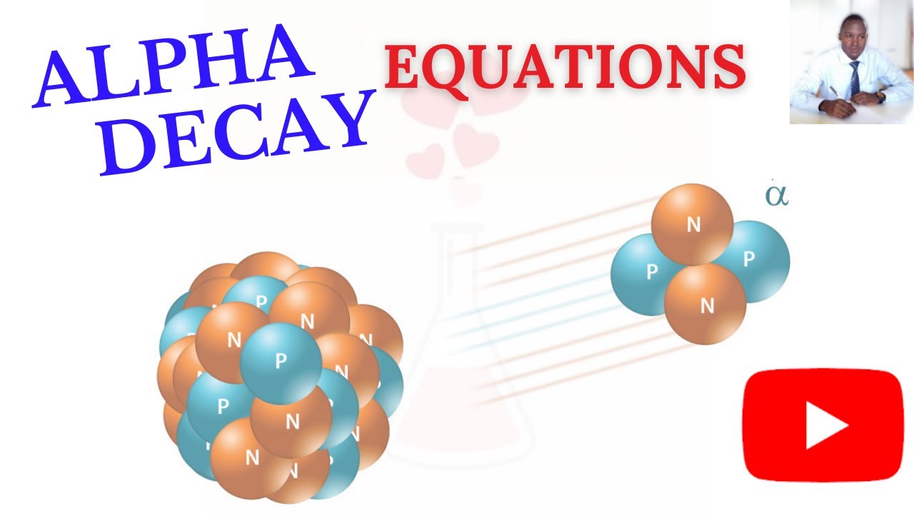 Alpha decay equations - YouTube