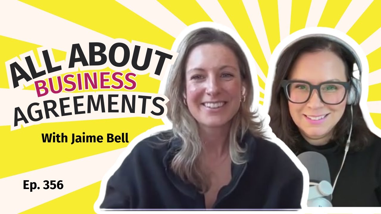 All About Business Agreements with Jaime Bell - YouTube