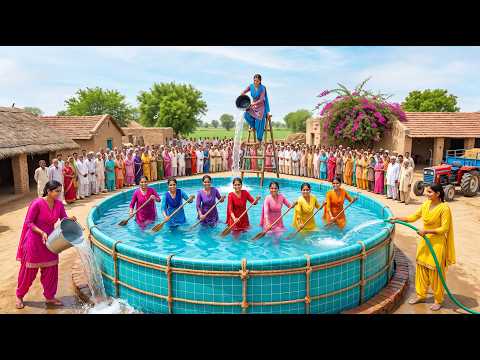 5 Village Girls Built Giant Swimming Pool in Village! 🏊‍♀️ Pure Dehati Story | Full Video