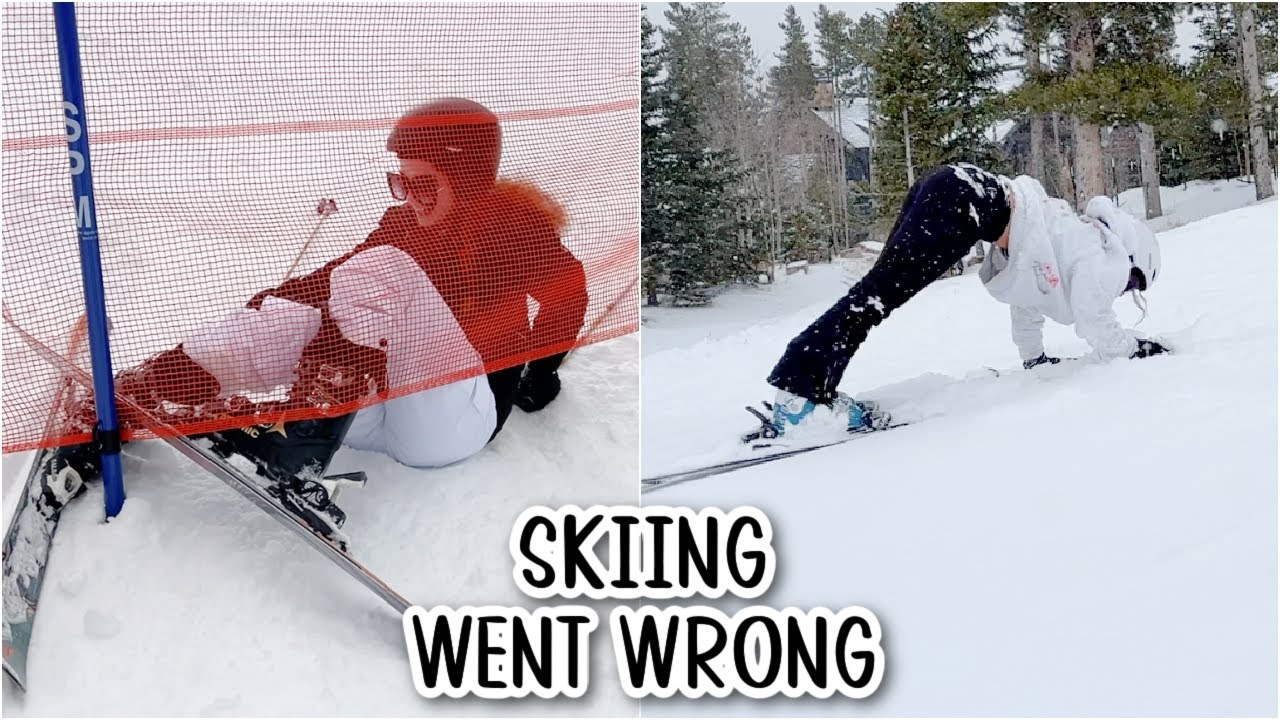 SKIING FOR THE FIRST TIME " WENT WRONG / 😑 | VLOG#1733 - YouTube