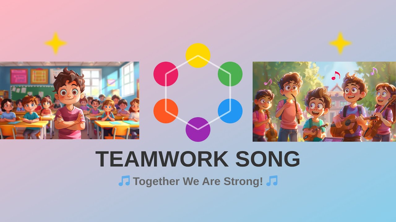 🎶 Teamwork Song! | Solve Group Problems with Fun & Music! 🎵 - YouTube Music