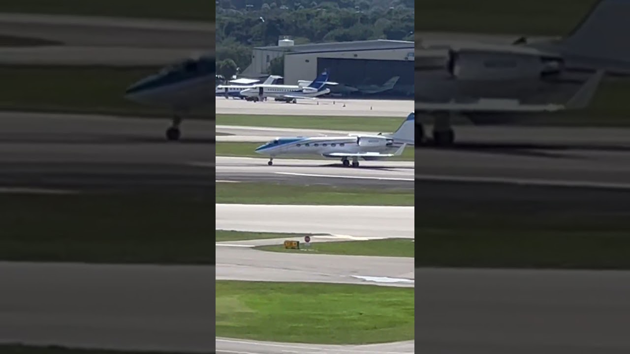 Elon Musks 70 Million Gulfstream G650er Landing In West Palm Beach 🏝