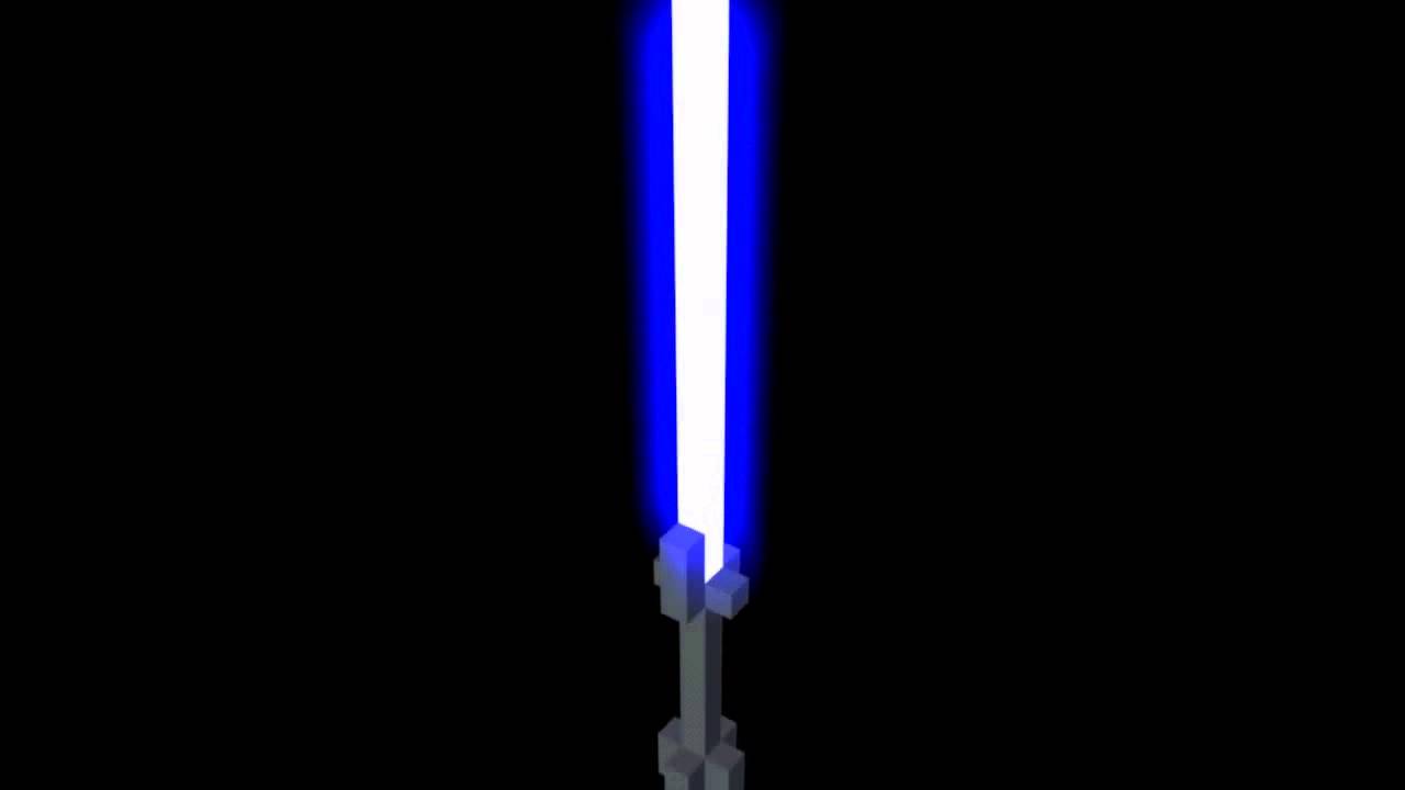 Minecraft Lightsaber Cinema 4D First Render (Animation) - YouTube