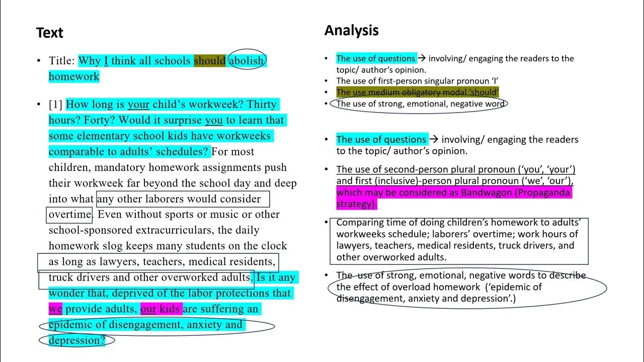 Identification and Analysis of Text's Main Idea, Purpose, Genre, and ...