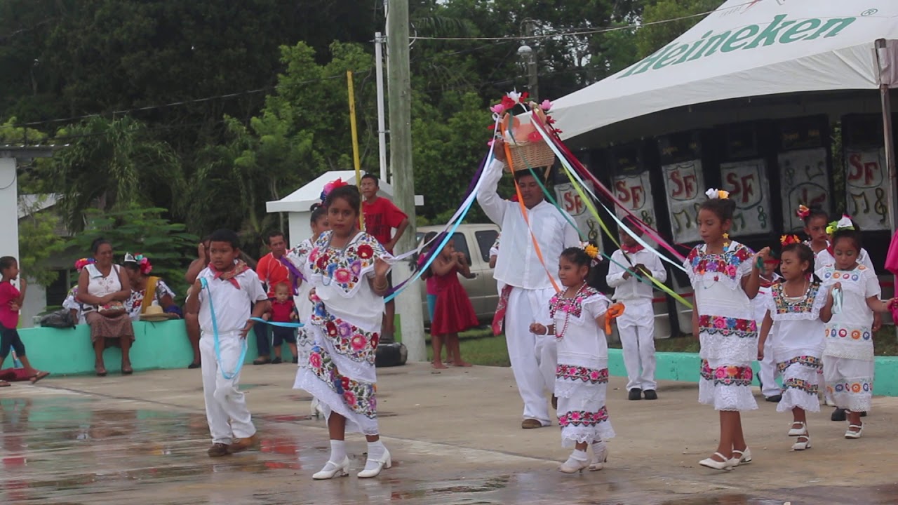 Children and a special hog head dance - YouTube