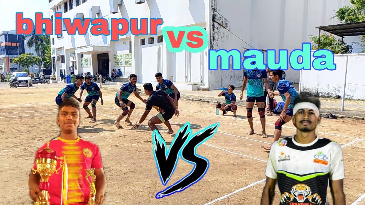 Bhiwapur vs Mauda best match 🔥 #kabaddi #nagpur #University # ...