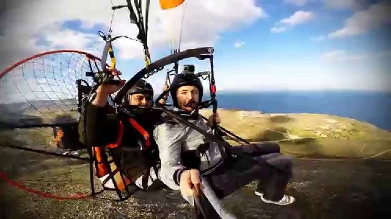 tandem paramotor - YouTube