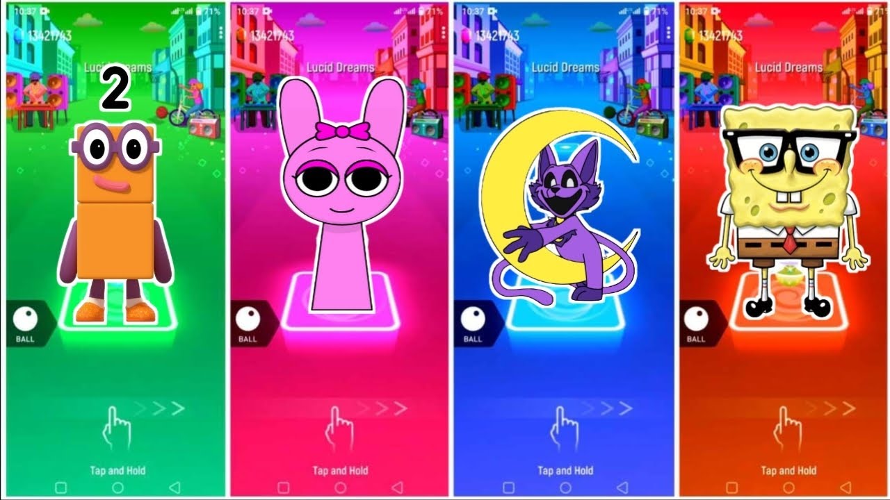 Number_Blocks 🆚 Incredibox_Sprunki 🆚 Catnap 🆚 SpongeBob.💥 WHO WILL WIN ...