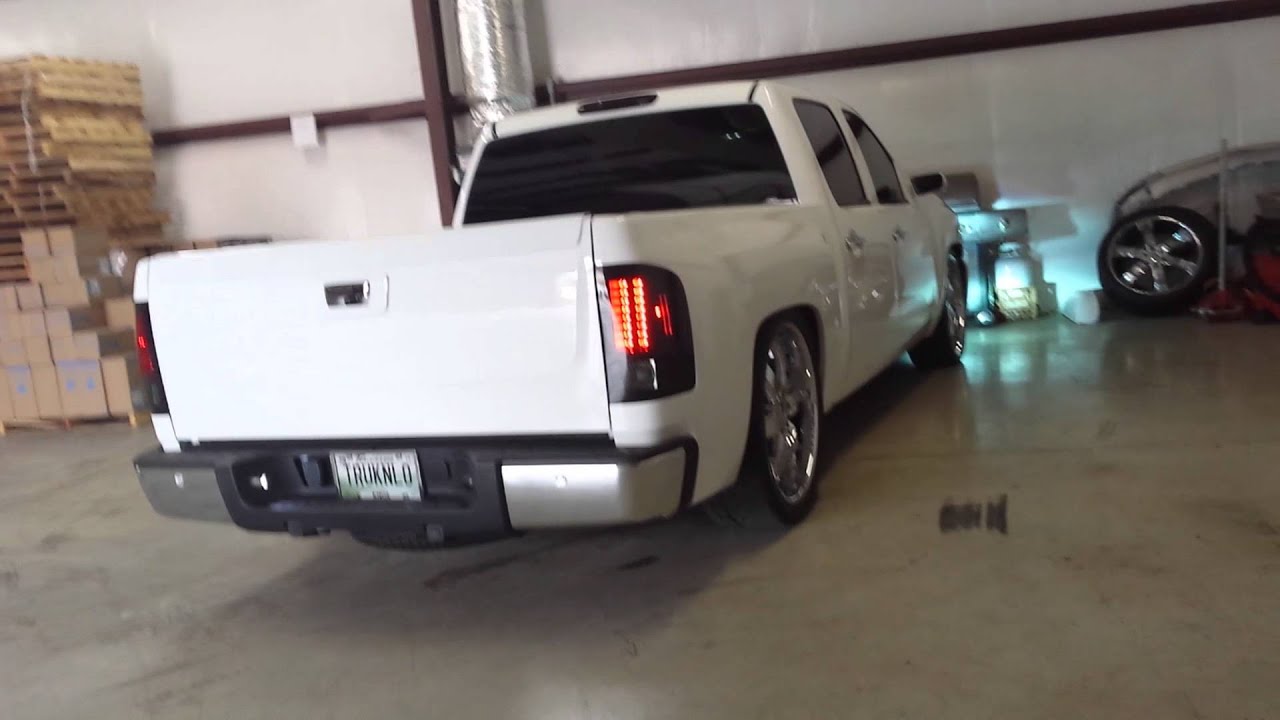Lowered 2013 Silverado crew cab corsa sport - YouTube