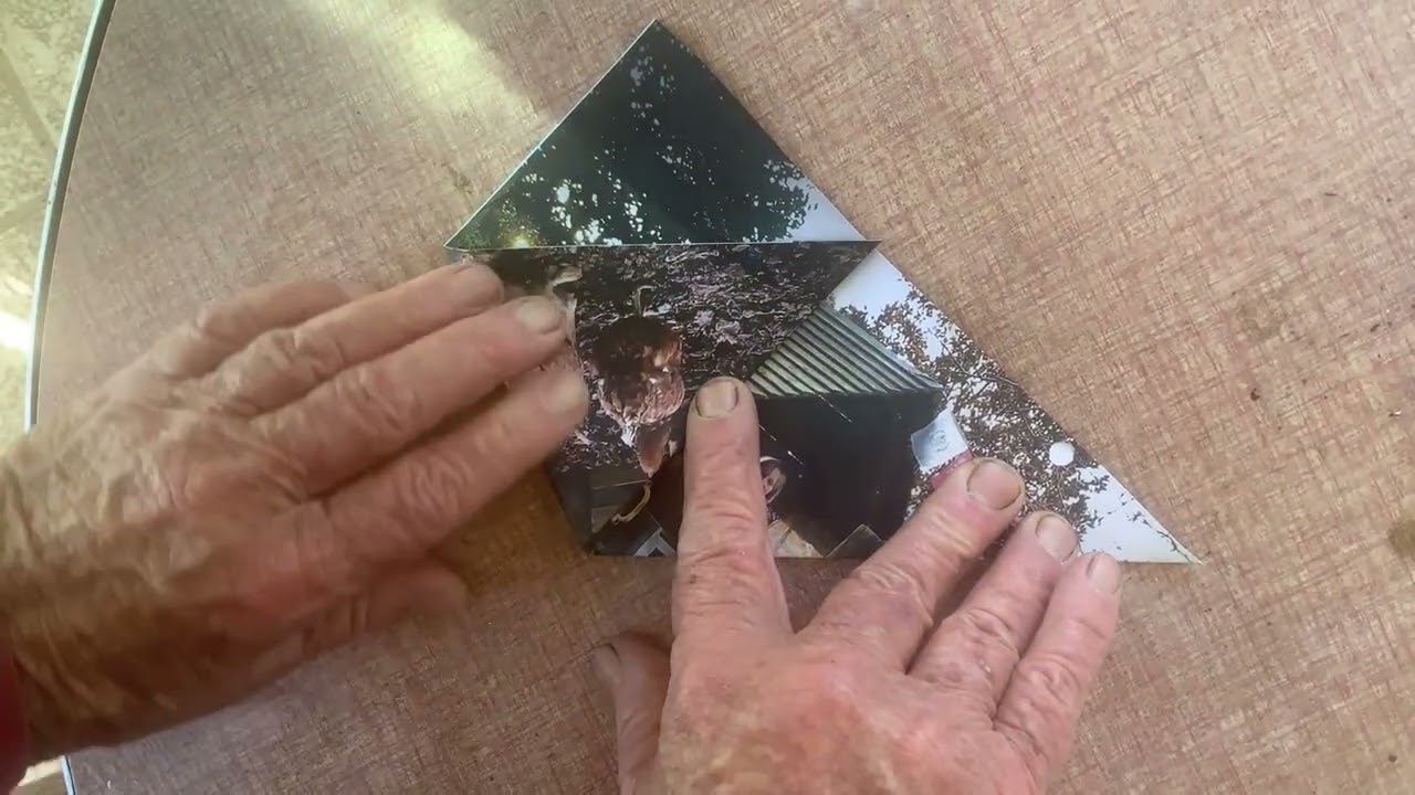 Origami packets for sharing garden seeds - YouTube