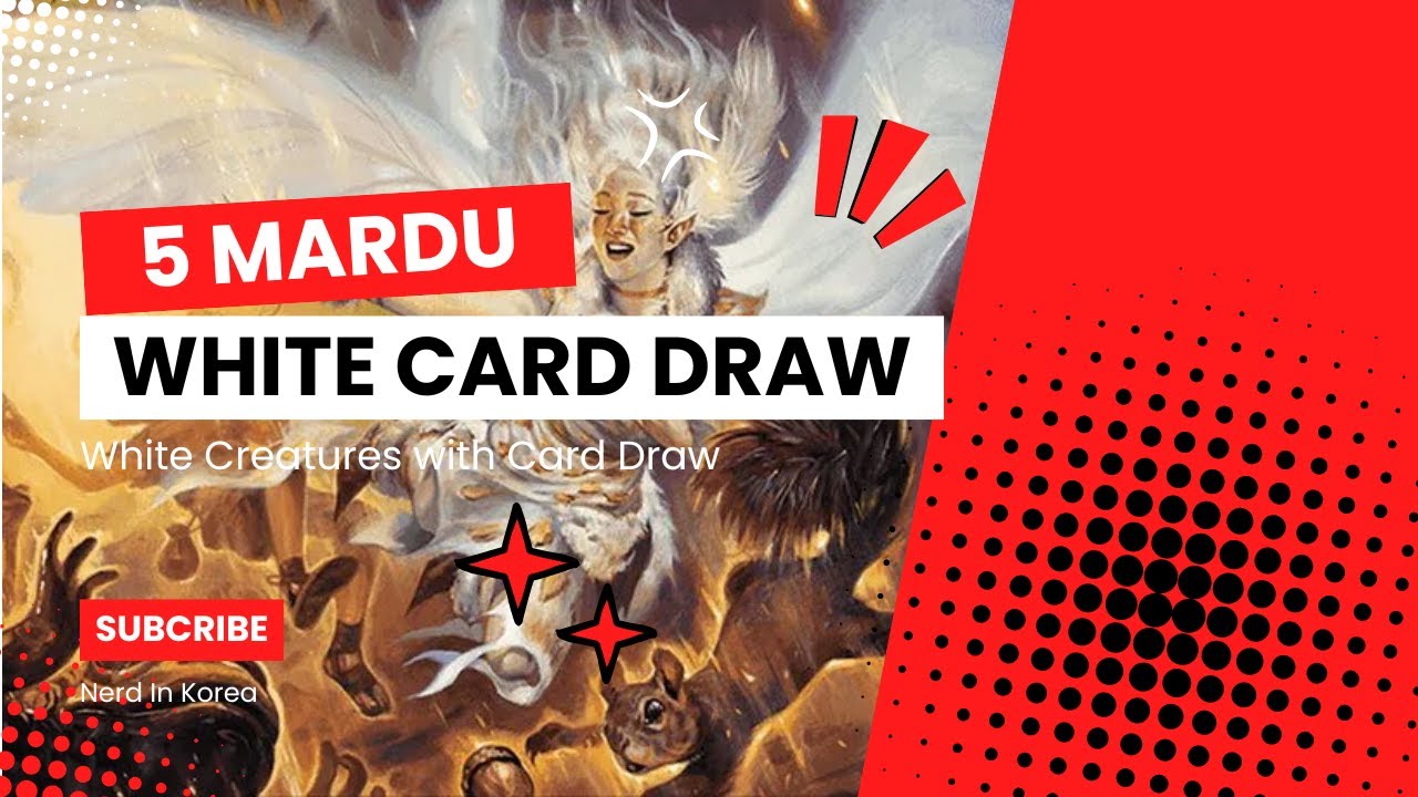 Top 5 Mardu White Creatures with Card Draw Broadly Useul - YouTube