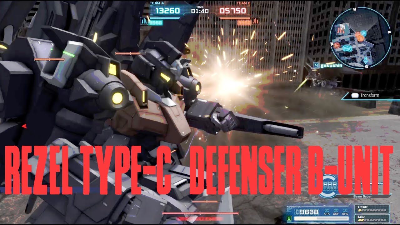 ReZEL Type-C [Defenser b-Unit] has a long name GBO2 - YouTube