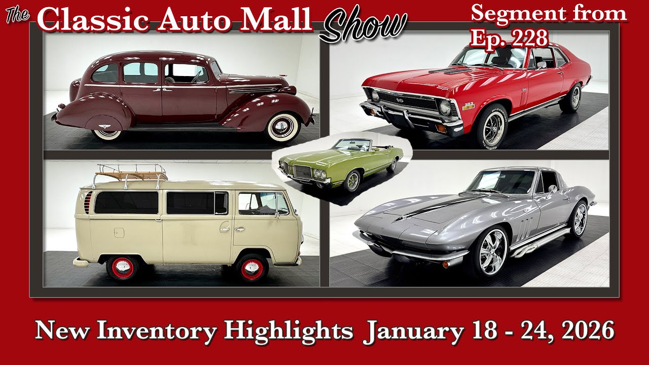 Hot New Inventory Highlights - January 18 - 24, 2026 at Classic Auto ...