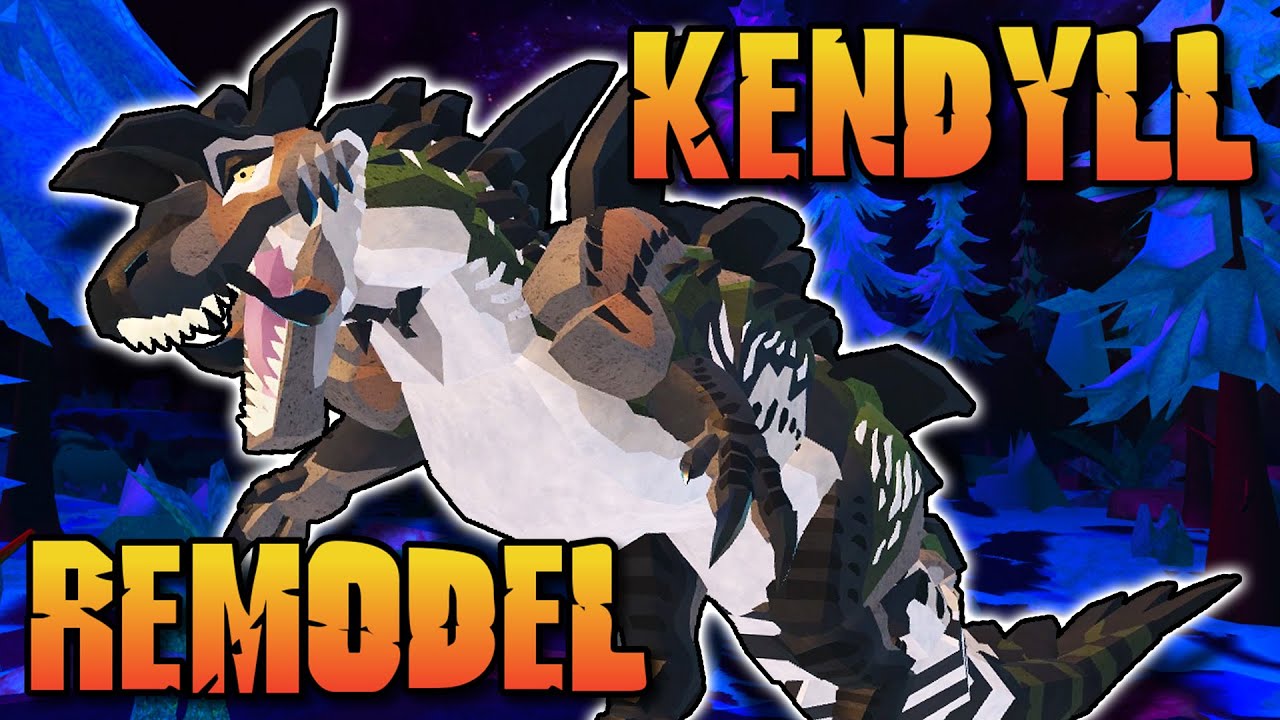 KENDYLL REMODEL - The Semi Aquatic DINOSAUR! | Creatures Of Sonaria ...