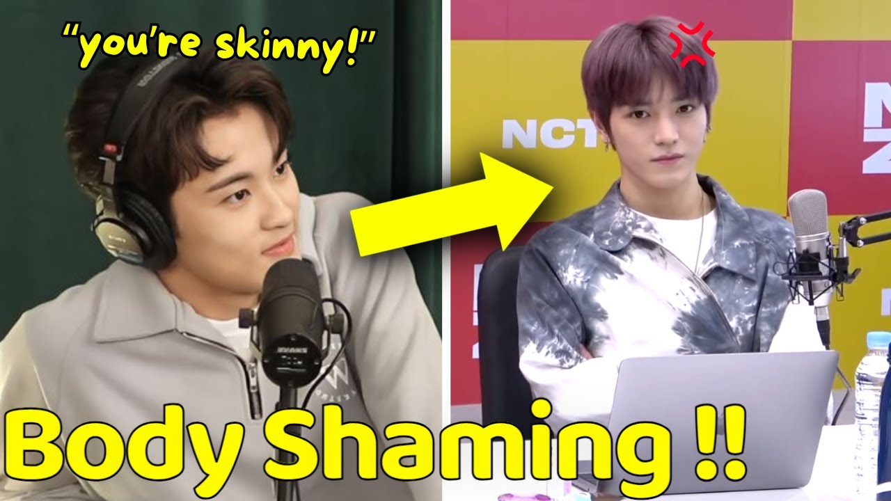 Mark NCT was criticized by fans for being mocking Taeyong body. - YouTube