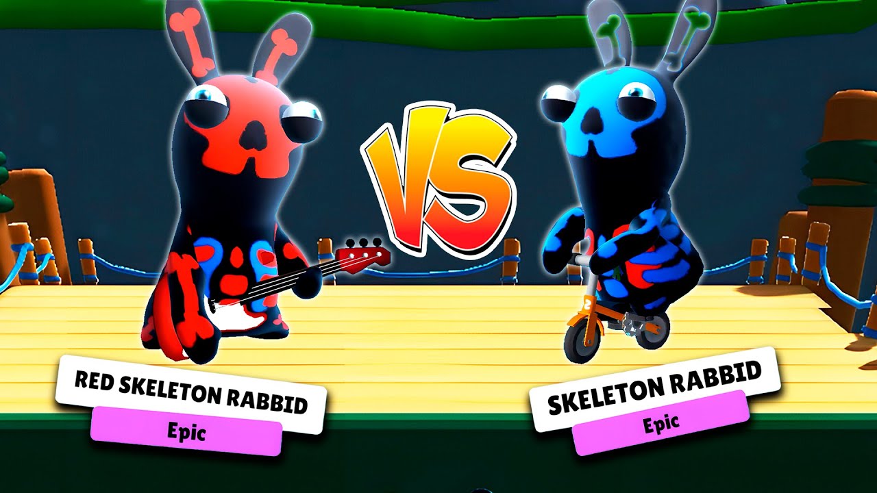 Red Skeleton Rabbid VS Skeleton Rabbid: Who Wins This Epic Battle in ...