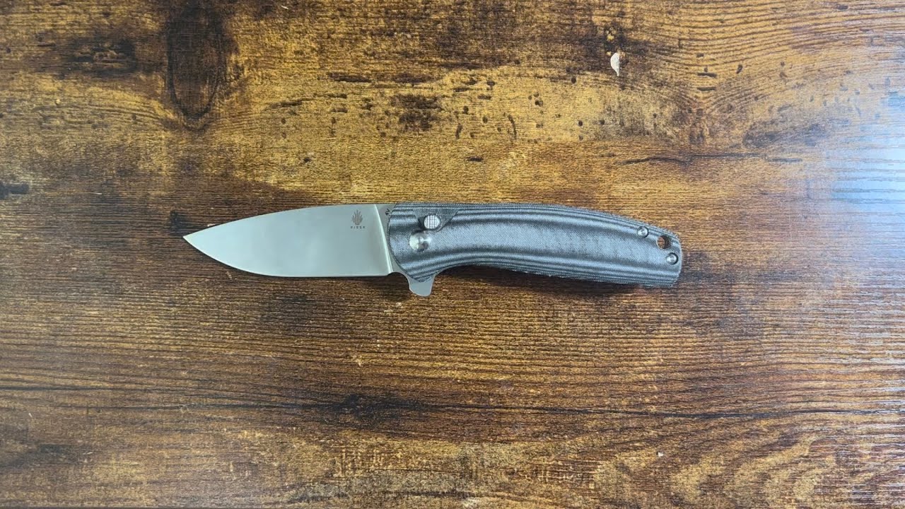 Kizer Gemini button-lock review, 4V steel! - YouTube