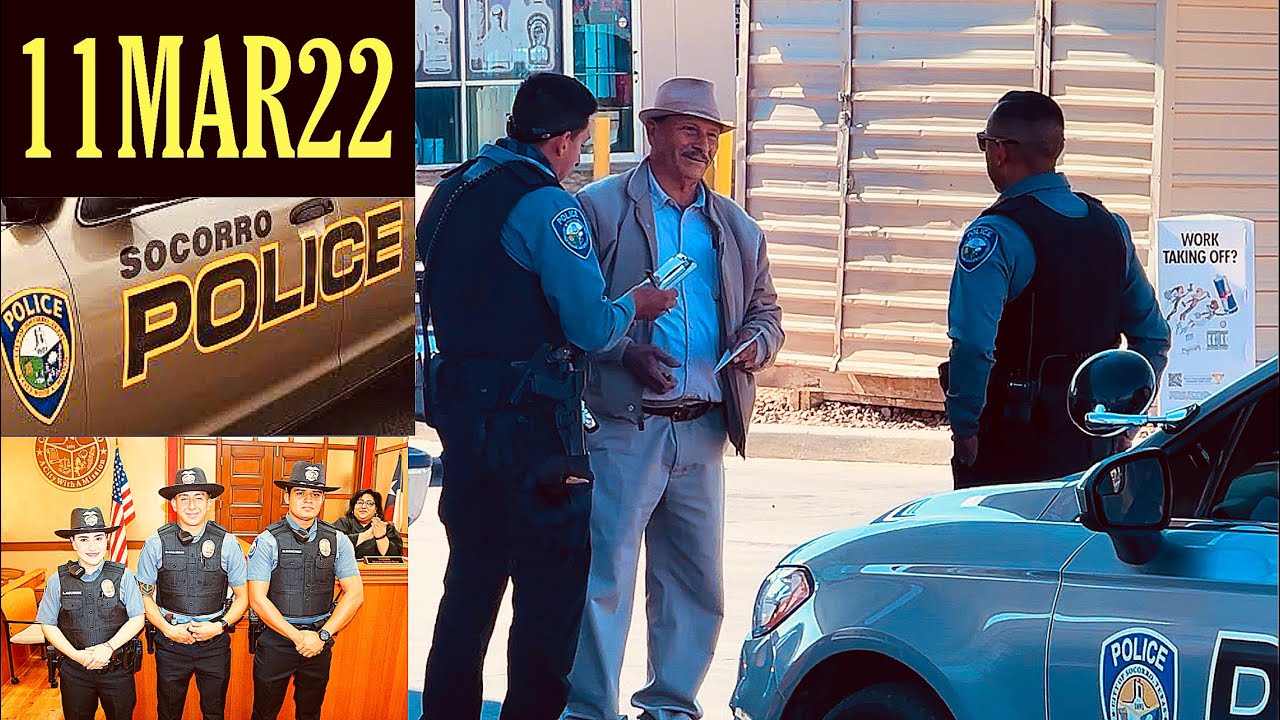 @costx-us : THE SOCORRO TEXAS POLICE DEPARTMENT DETAINS A MAN, & ISSUES ...