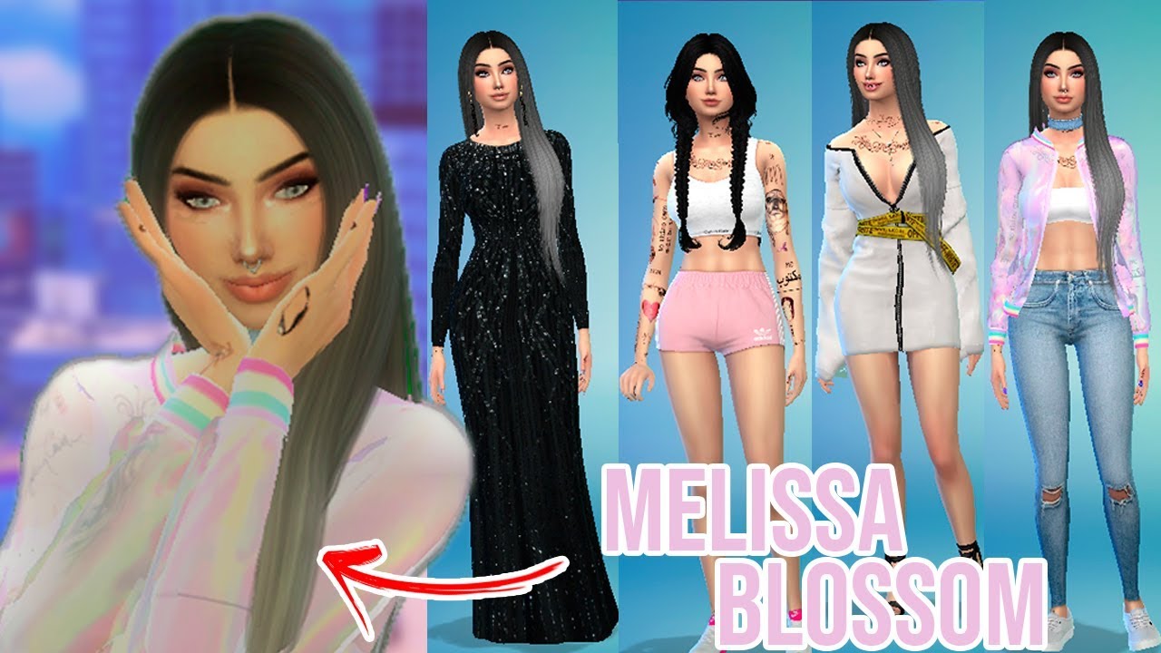 VISUAL DA MELISSA! (The Sims 4 - Gameplay #2) - YouTube