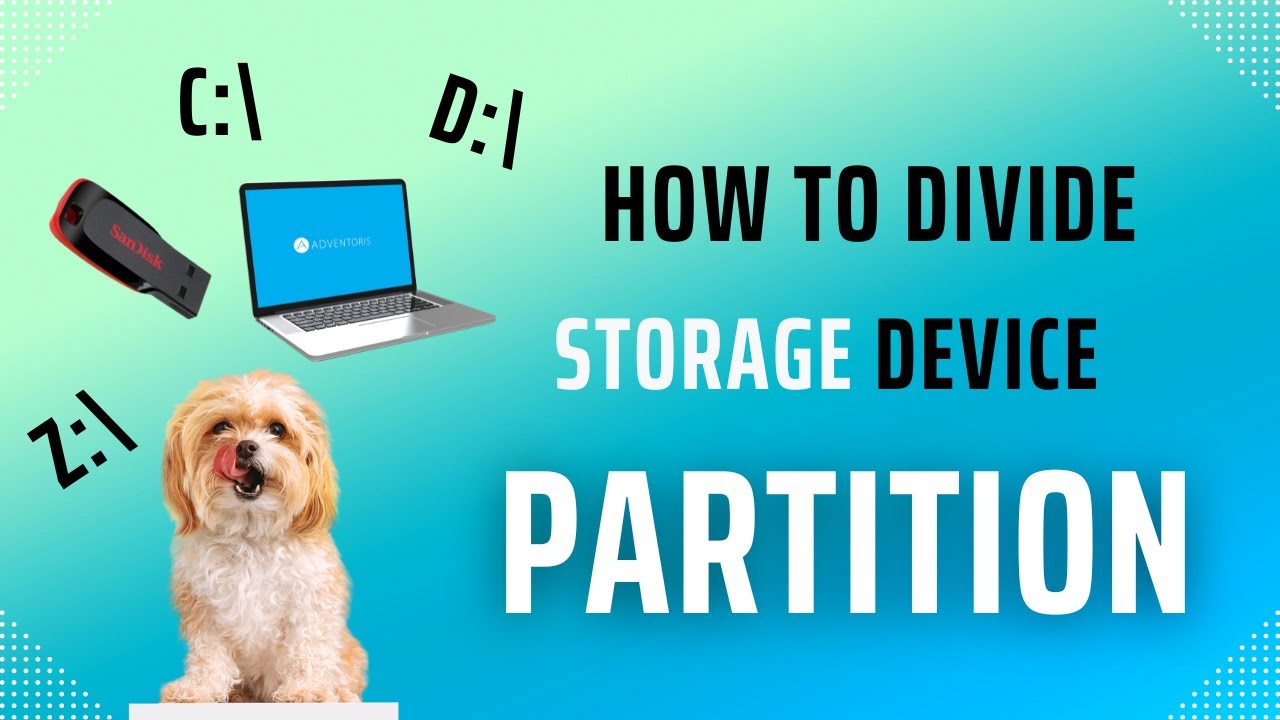 How to create partition in storage device? - YouTube