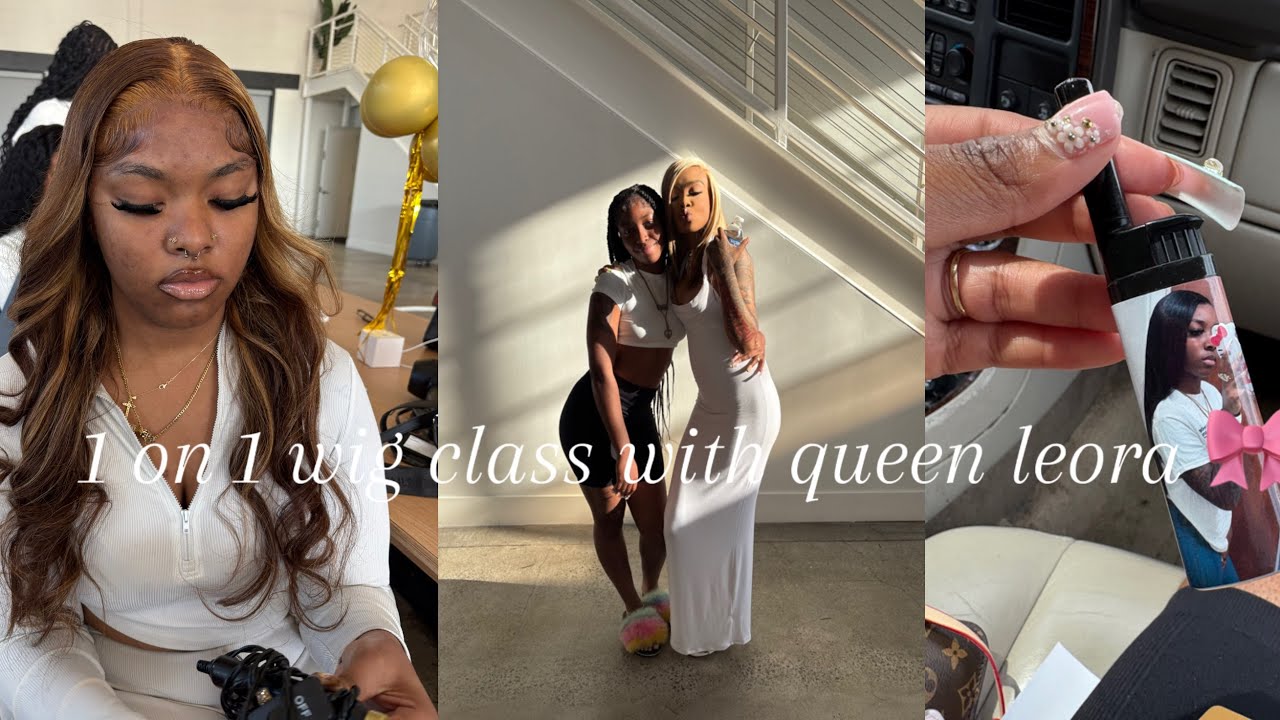 I went to queen leora wig class in CLT 🎀( she was so sweet ) 🥹 mini ...