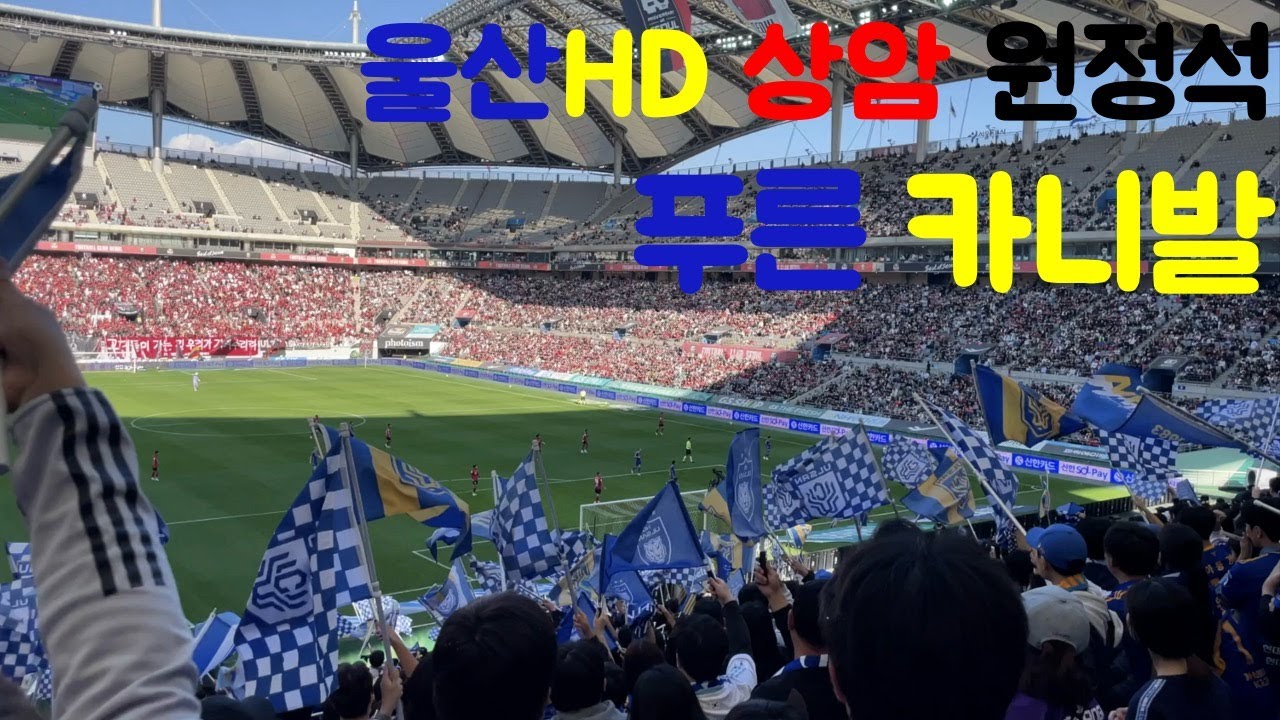 241110 K리그1 37R FC 서울 VS 울산 HD 원정석 응원 푸른카니발 - YouTube