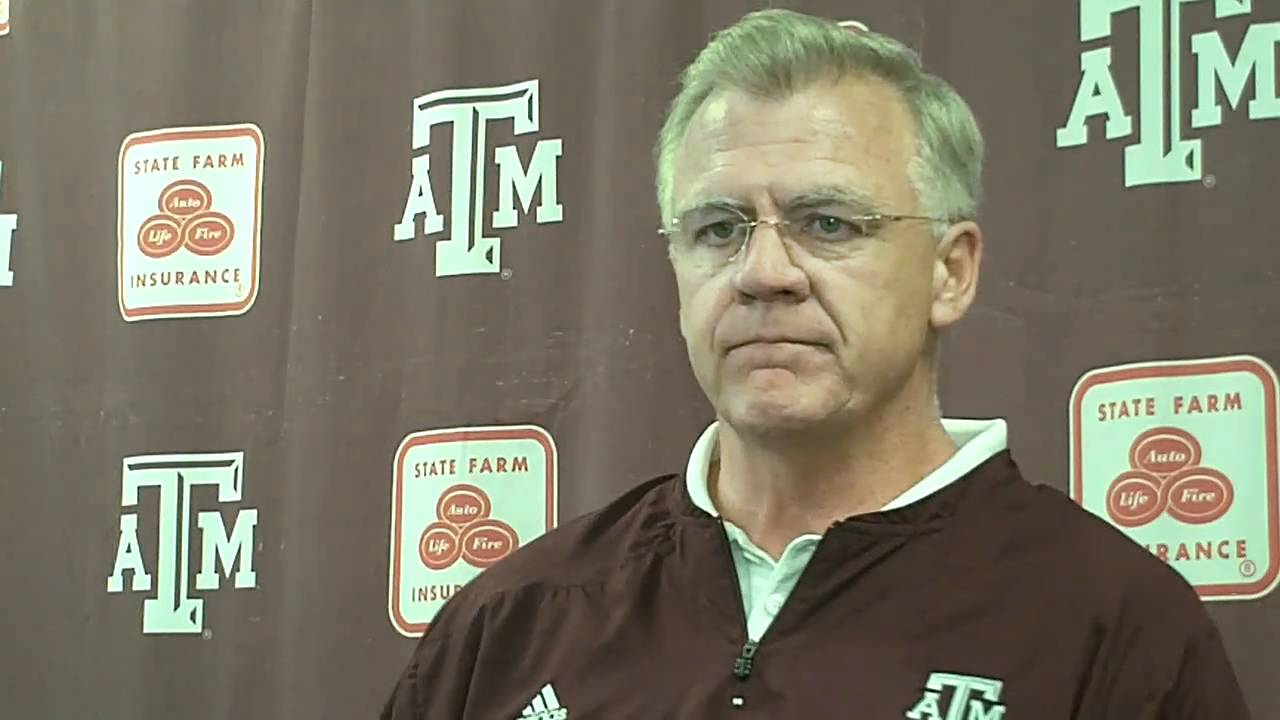 Aggies' Mike Sherman during Texas Tech Week - YouTube