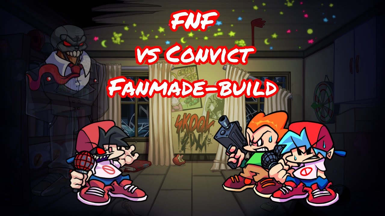 FNF vs Convict Fanmade build プレイ動画+解説(?) - YouTube