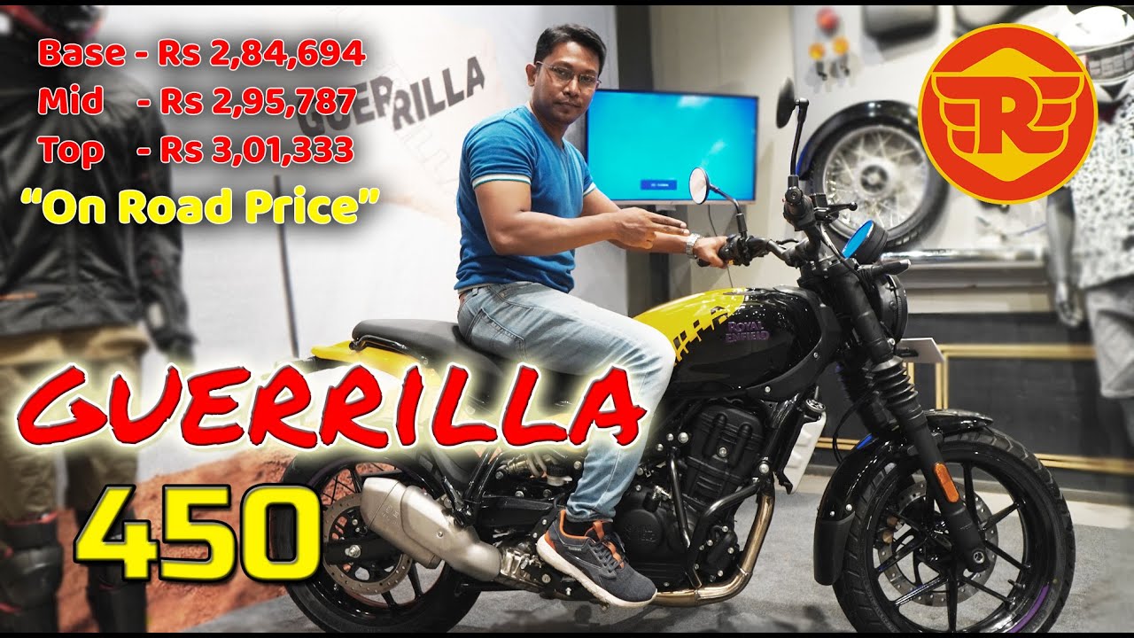 Onroad Price of guerrilla 450, Latest Review with all color variants ...