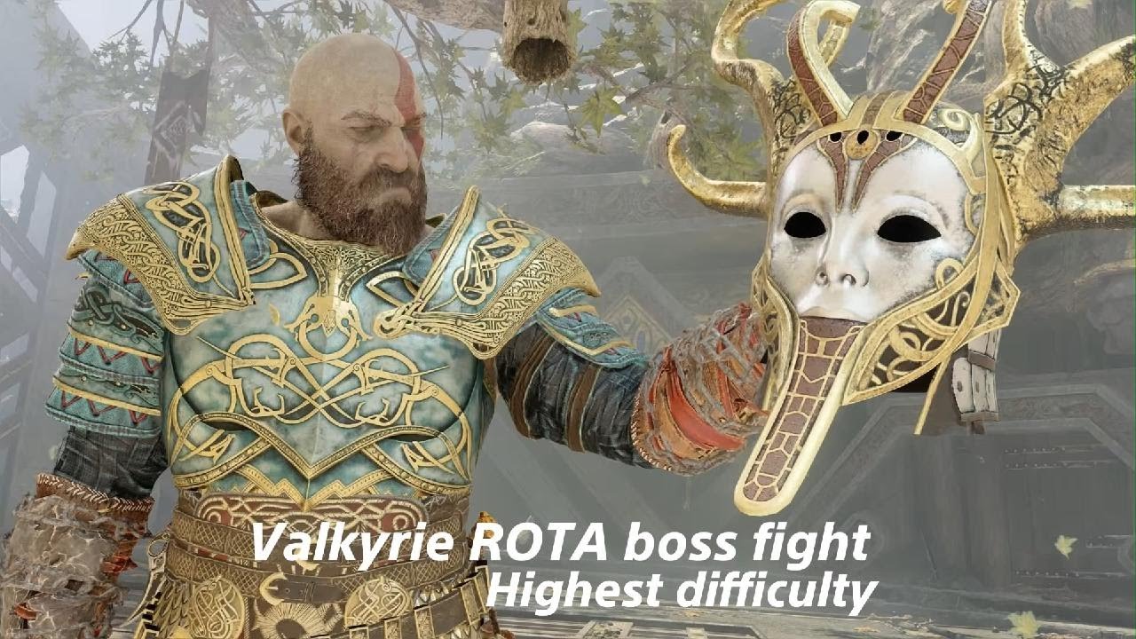 God of War ( 2018 ) - Valkyrie ROTA boss fight - highest difficulty ...