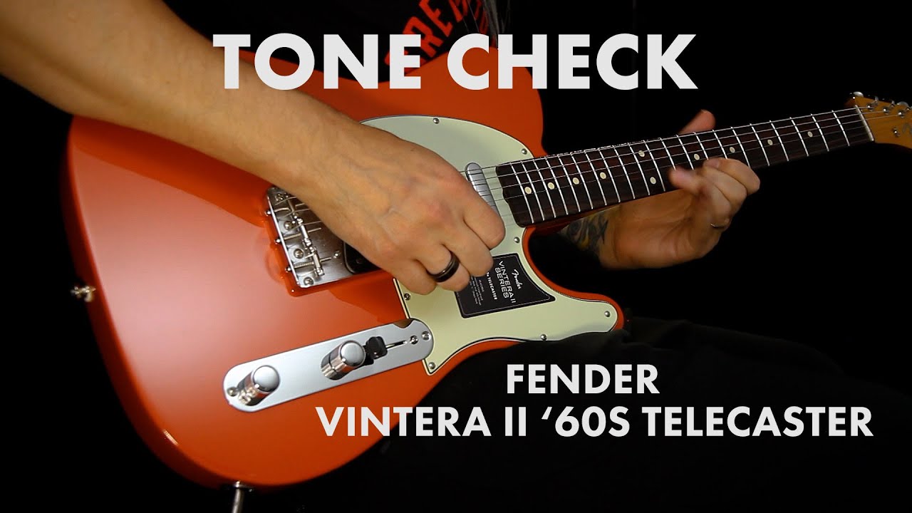 TONE CHECK: Fender Vintera II 60s Telecaster Guitar Demo | Cream City ...