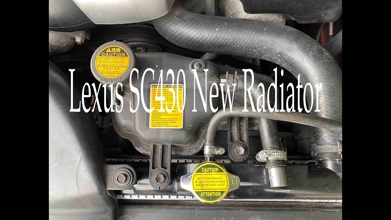 Lexus SC430 Radiator Update - YouTube