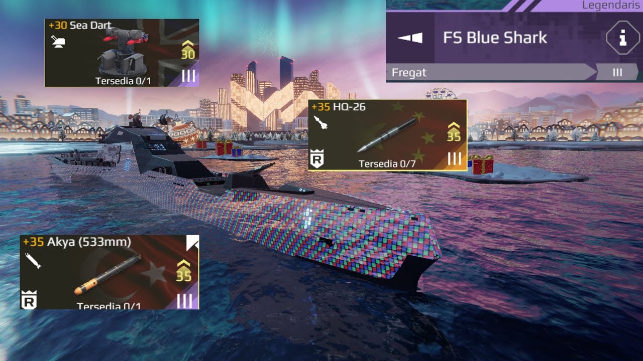 FS Blue Shark With Sea Dart Combo | Please FIX BUG ANIMATION EFFECT HIT ...