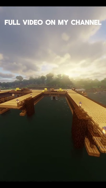 Minecraft Port Build #minecraft #minecraftbuilding - YouTube