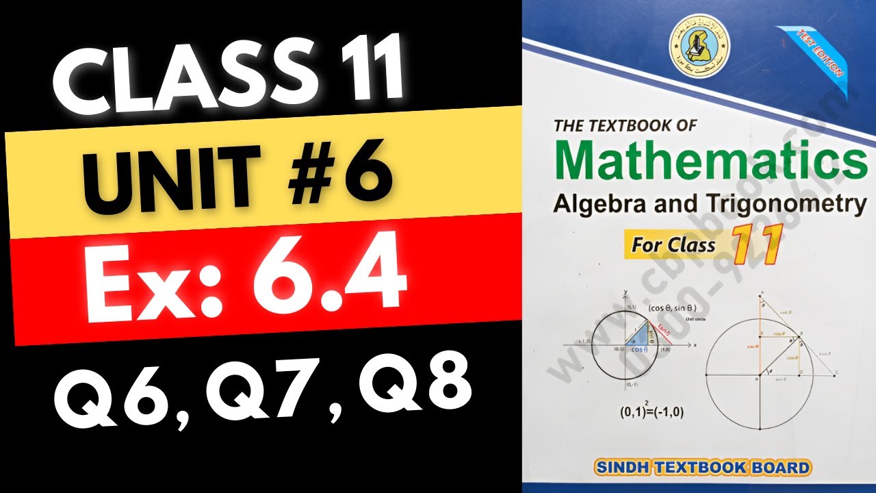 XI-Math Ex: 6.4(Q6, Q7 & Q8) Chap#6 || Permutation, Combination and ...