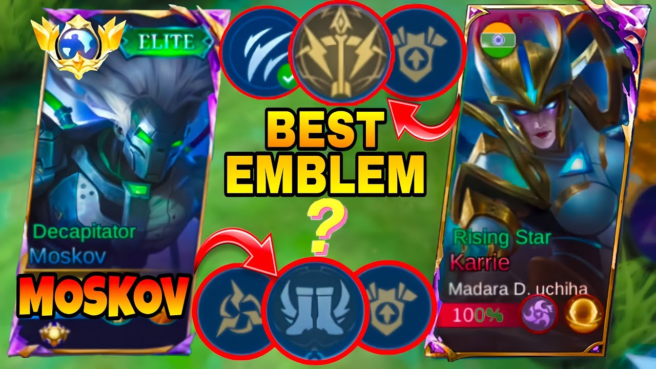 Moskov Best Emblem 2024!! Best Emblem For MM ? MOSKOV BUILD &EMBLEM🔥 ...