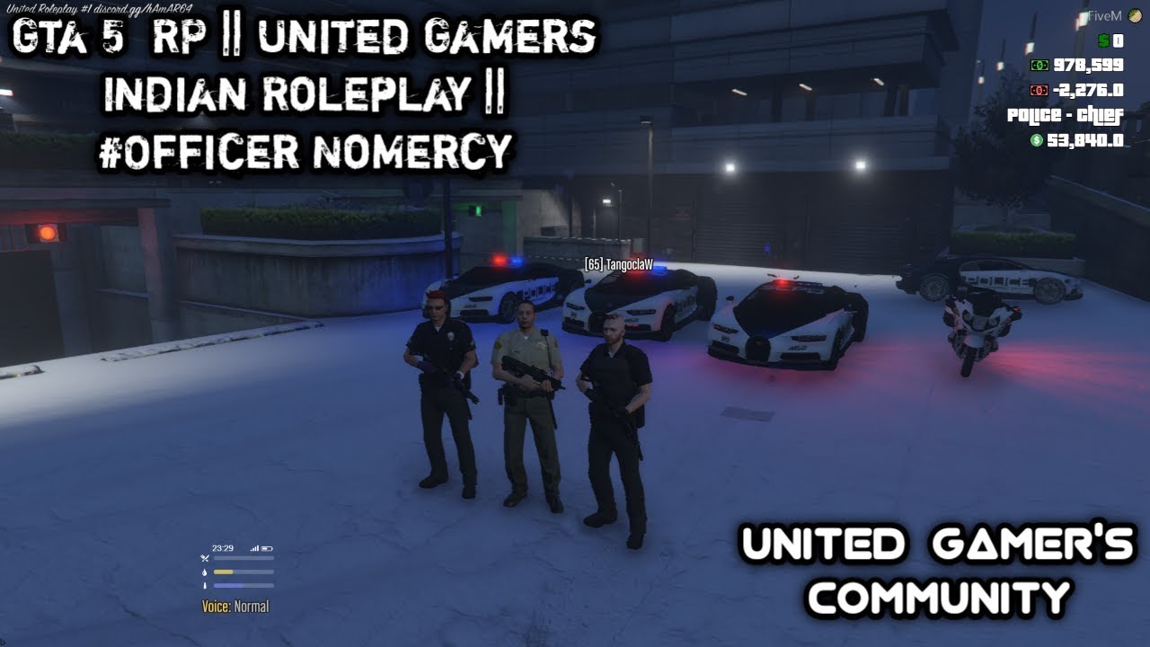 GTA 5 Roleplay, United Gamer's Indian Servers | Officer NoMercy ...