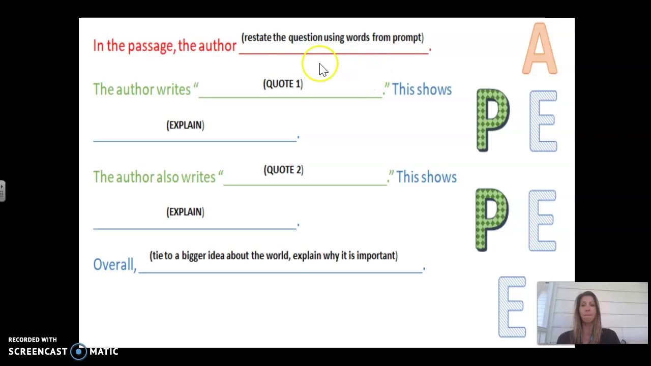 Writing with APES - YouTube