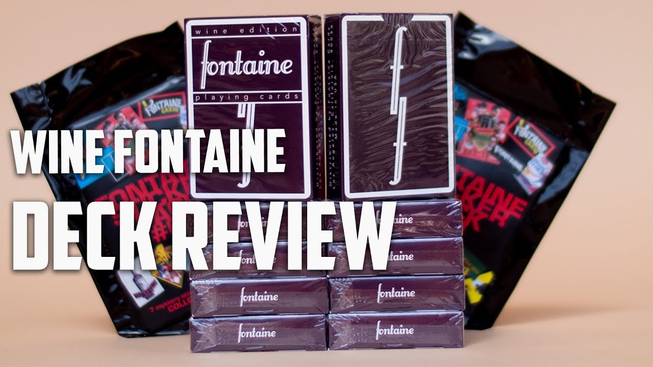Fontaine Wine Edition Deck Review (Fontaine Playing Cards) - YouTube