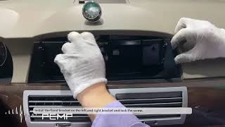 Install the Vertical Screen BMW E65 E66 CarPlay Android auto 10.25" Screen