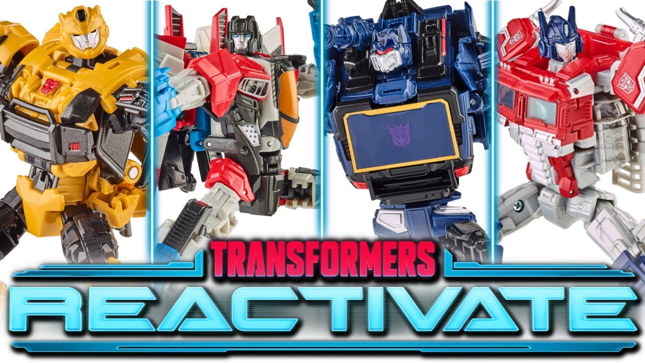 REVEAL: Transformers Reactivate Soundwave & Optimus Prime + Bumblebee & Starscream 2-Packs | TF ...