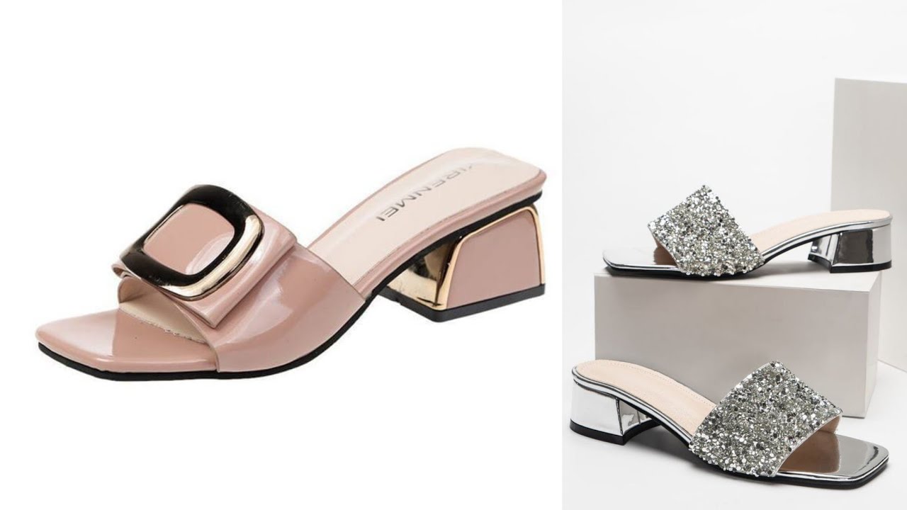 TOP 50 AMAZING TRENDY HEEL SANDALS SLIPPERS WEDDING SHOES CHAPPAL ...