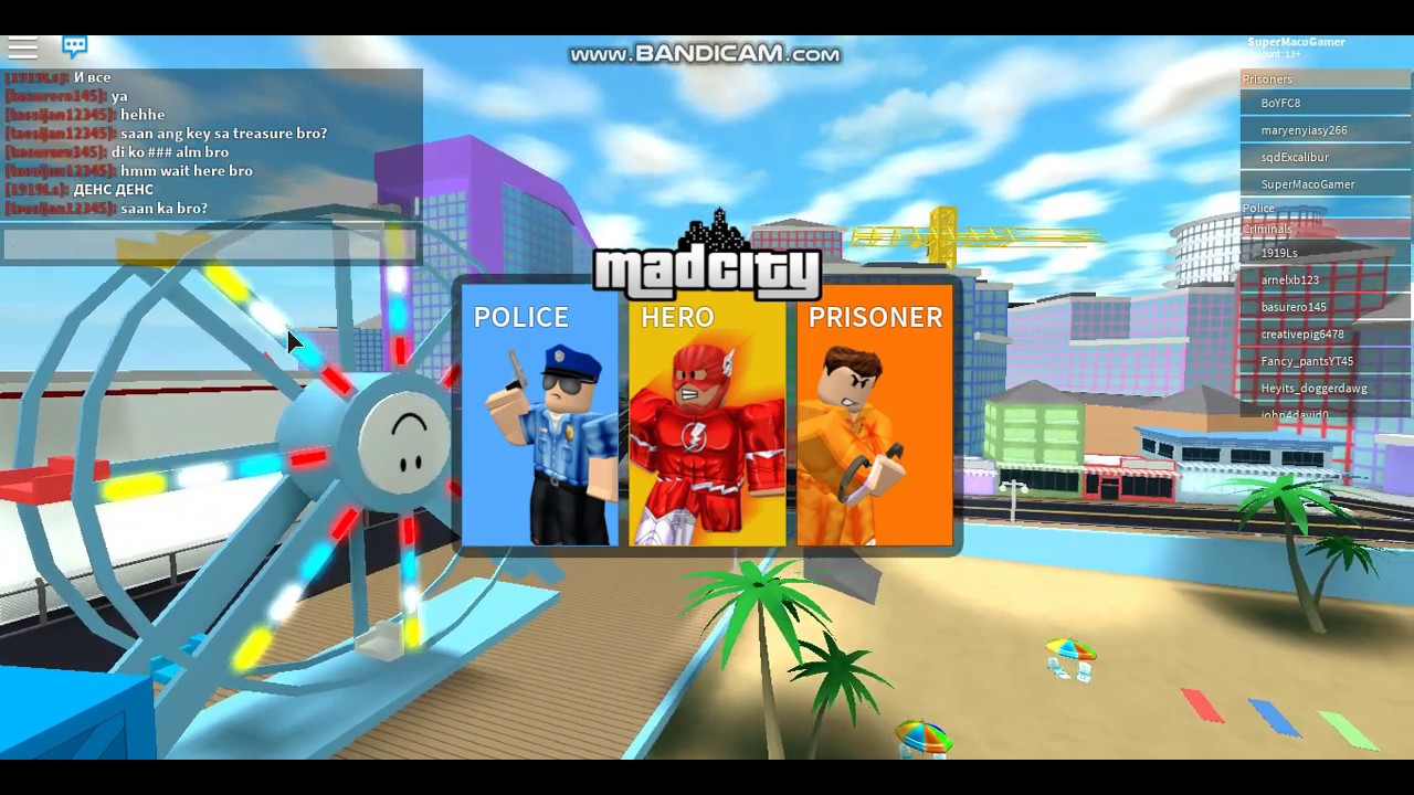 SuperMacoGamer||First time get jetpack on mad city||Roblox Mad City ...