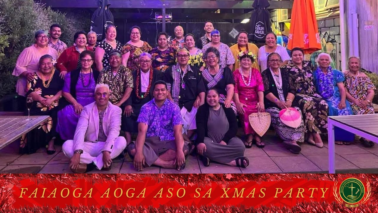 Faiaoga Aoga Aso Sa Xmas Party 2022 - YouTube