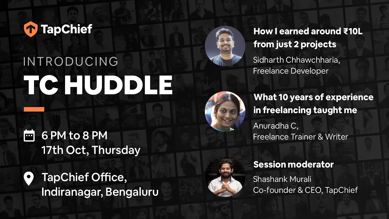 TapChief Huddle #1 - How to Build your Network and get more Clients ...