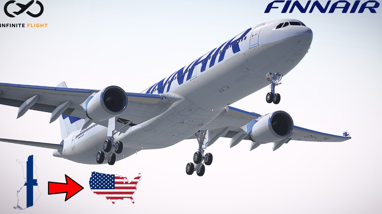 Infinite Flight 22.6: Helsinki (HEL) to Chicago (ORD) | Finnair | A330 ...