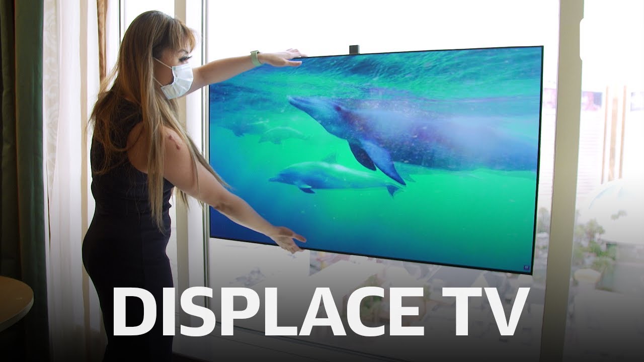 Displace TV first look at CES 2023: Displace's fully wireless OLED TV ...