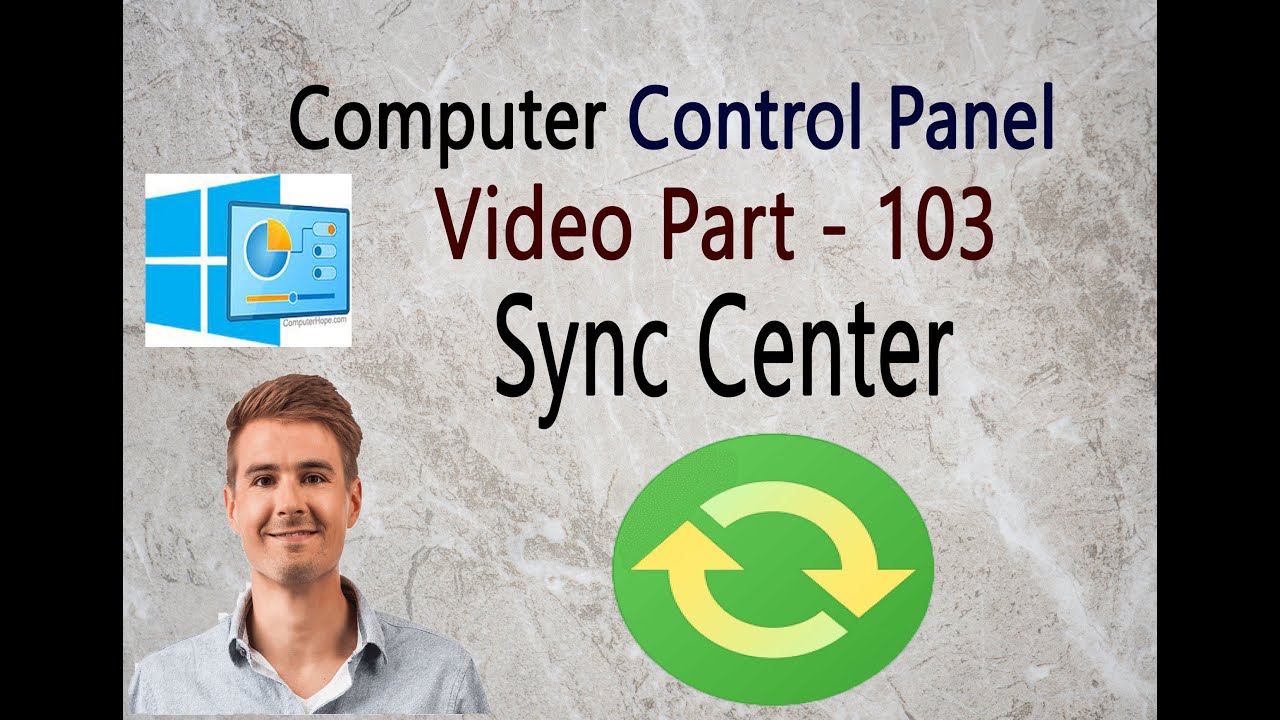 Sync Center option | control panel part - 103 | control panel tutorial ...