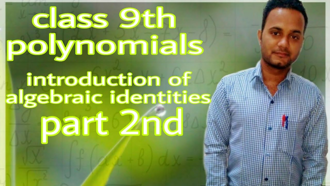 Introduction of algebraic identities..part 2 - YouTube
